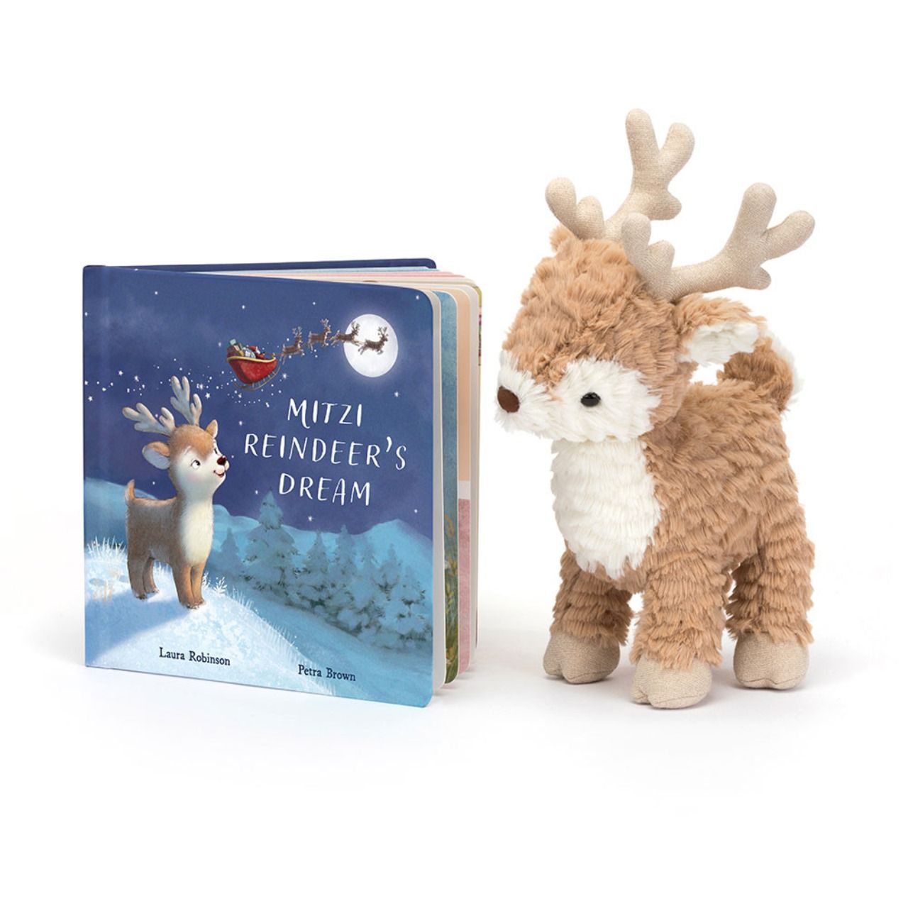 Mitzi Reindeer's Dream Book And Mitzi Reindeer Medium - My Jellycat ...