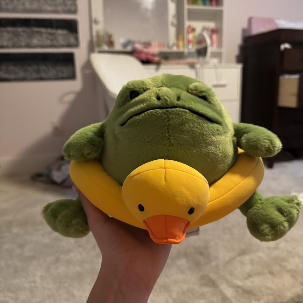 Ricky Rain Frog Rubber Ring - My Jellycat Collection