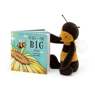 Albee And The Big Seed Book And Bashful Bee - My Jellycat Collection