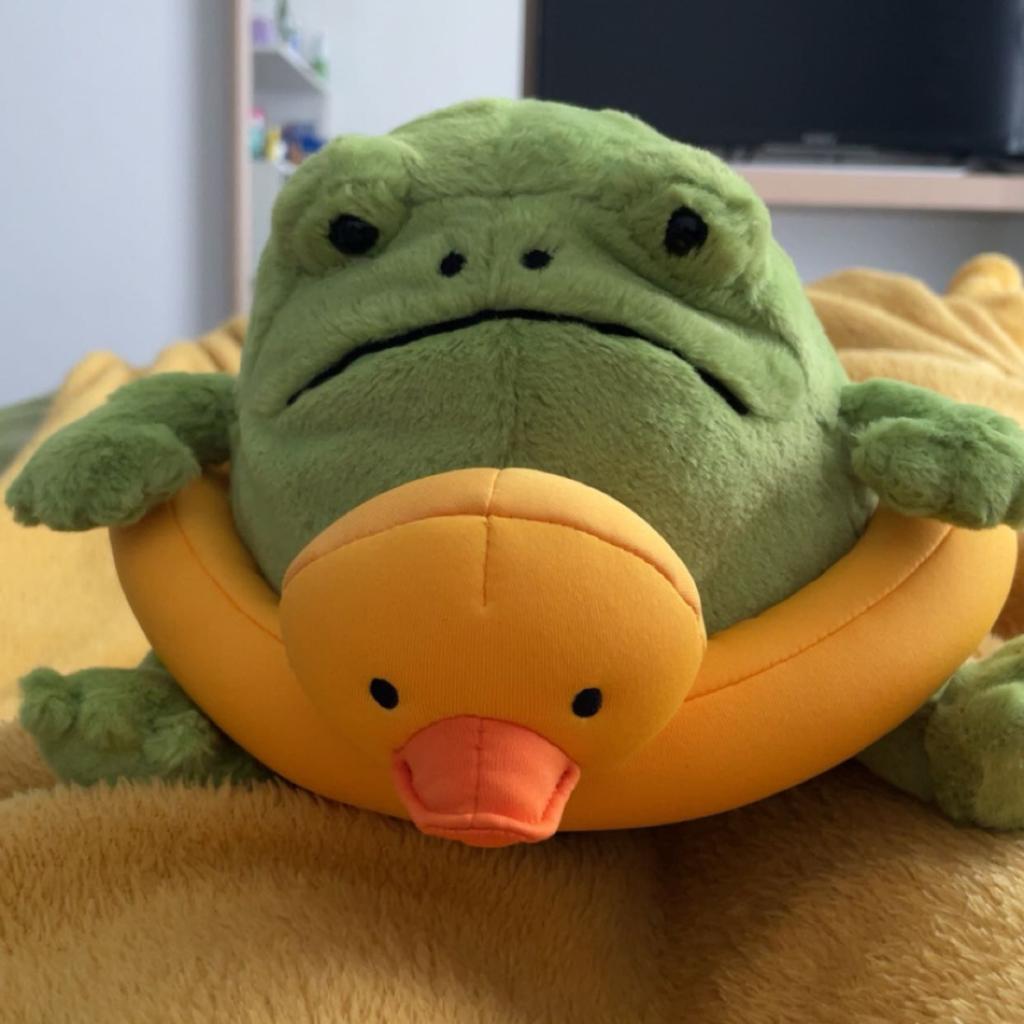 Ricky Rain Frog Rubber Ring - My Jellycat Collection