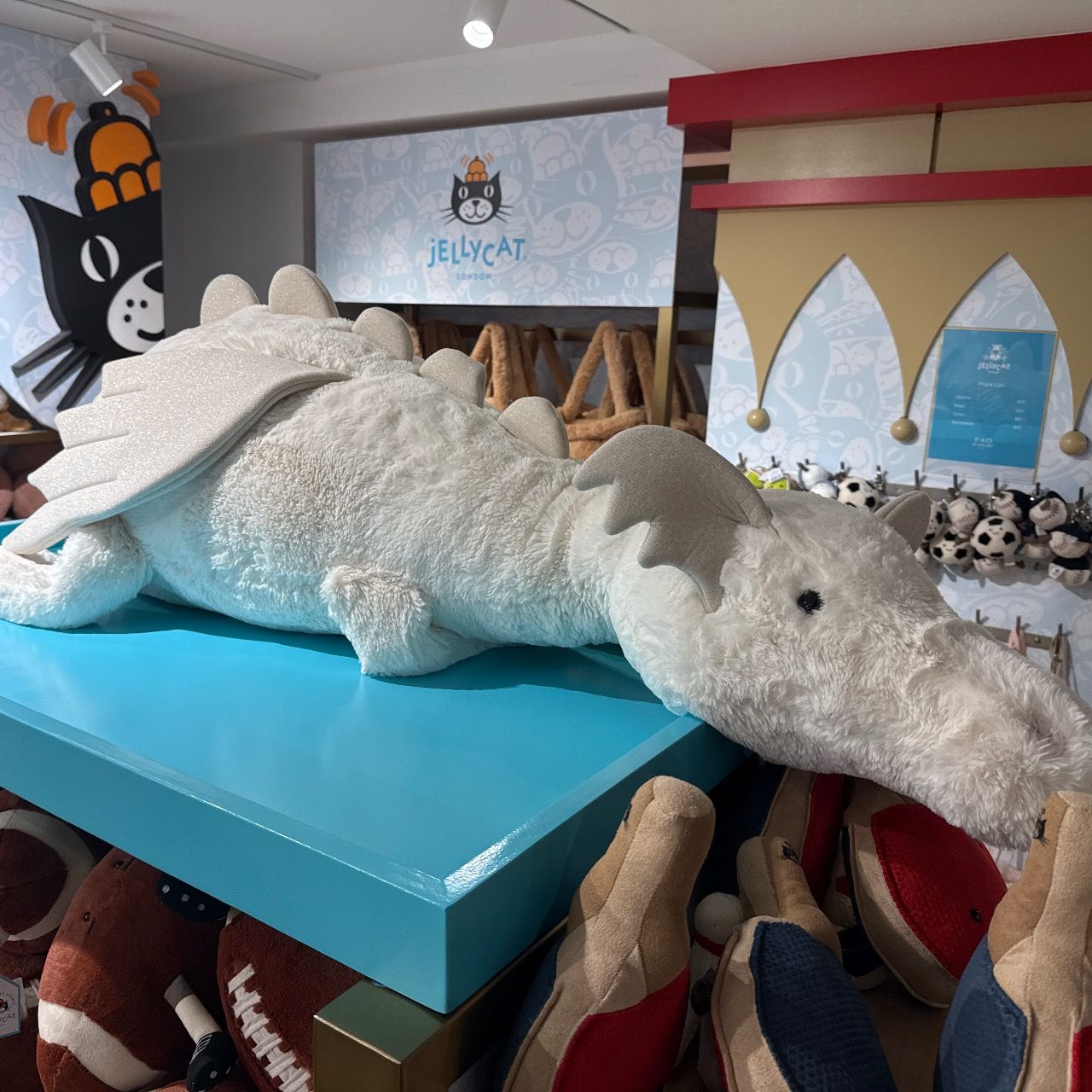 Gigantic Snow Dragon - My Jellycat Collection