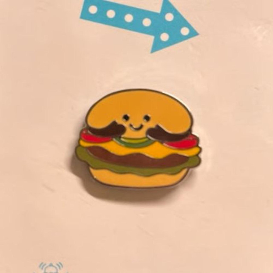 Burger Pin - My Jellycat Collection