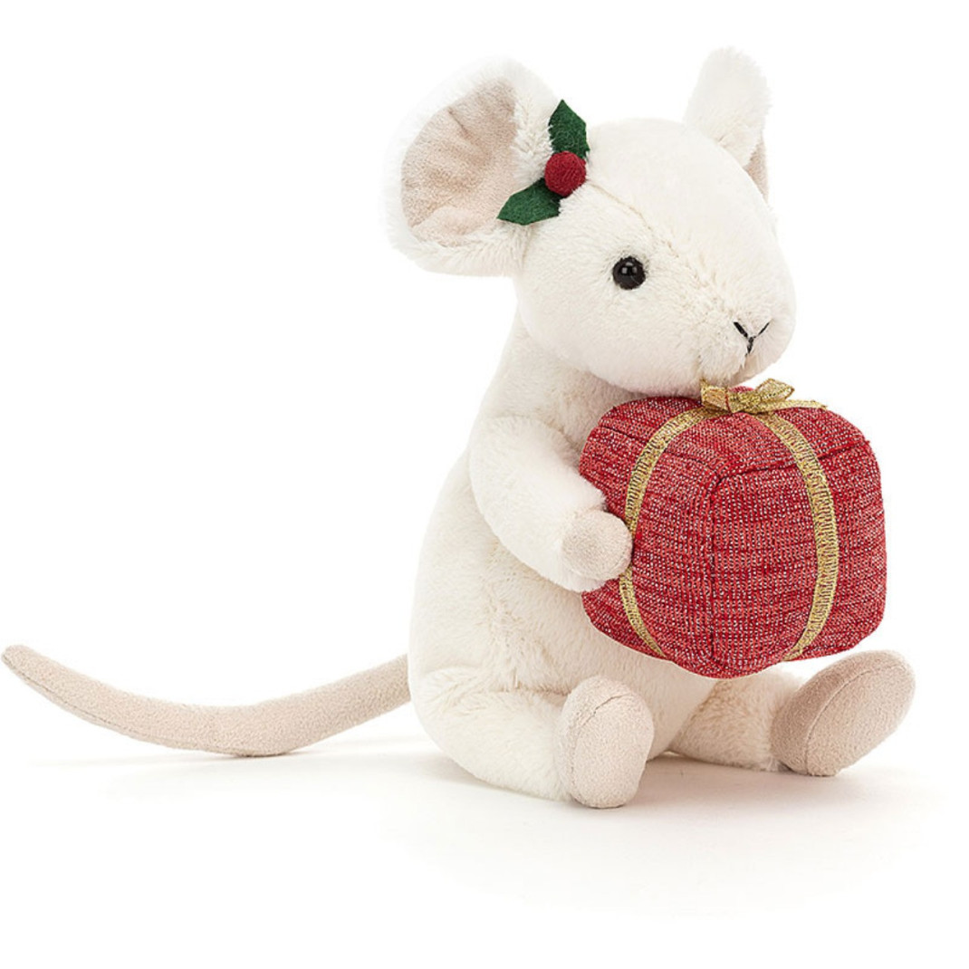 Merry Mouse Present - My Jellycat Collection