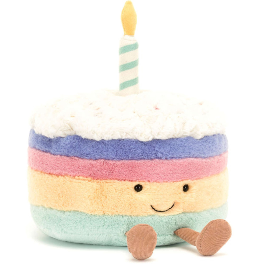 Amuseable Rainbow Birthday Cake - My Jellycat Collection