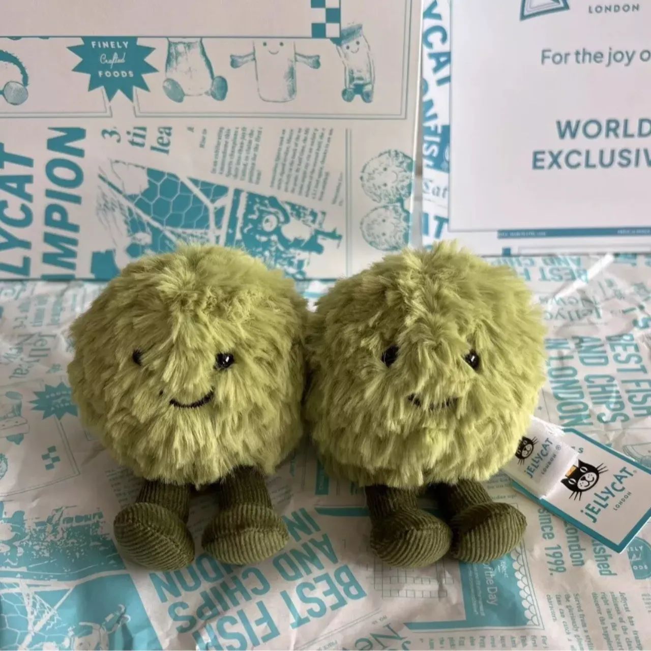 Amuseables Dot and Peggy Mushy Peas - My Jellycat Collection