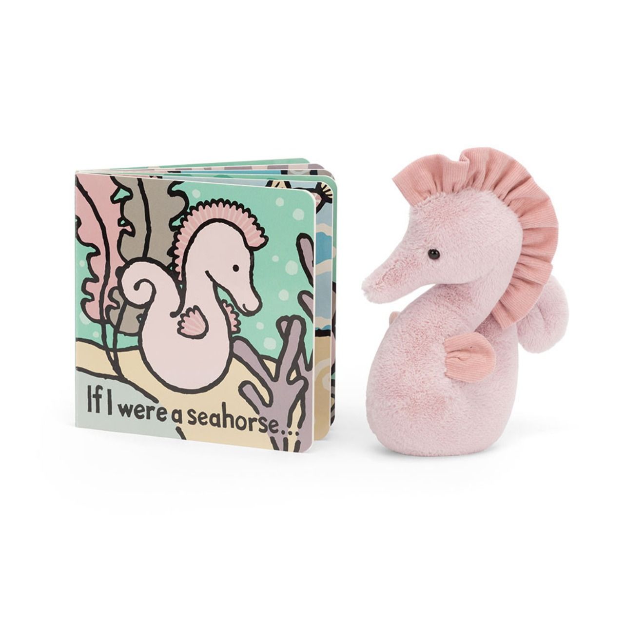If I Were a Seahorse Book & Sienna Seahorse Medium - My Jellycat Collection