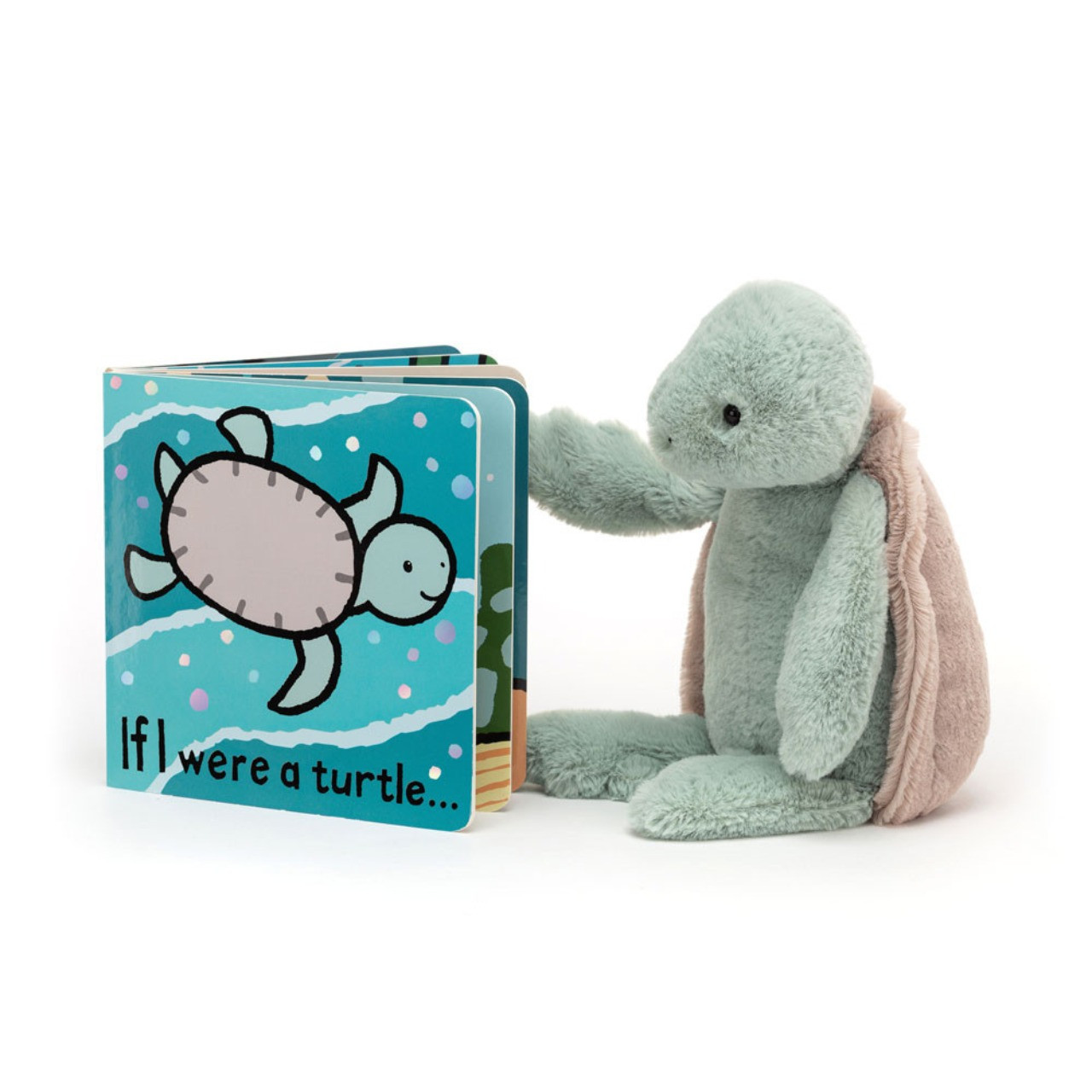 If I Were a Turtle Board Book & Bashful Turtle Medium - My Jellycat ...