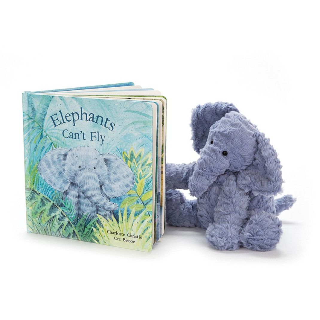 Elephants Can't Fly Book And Fuddlewuddle Elephant - My Jellycat Collection