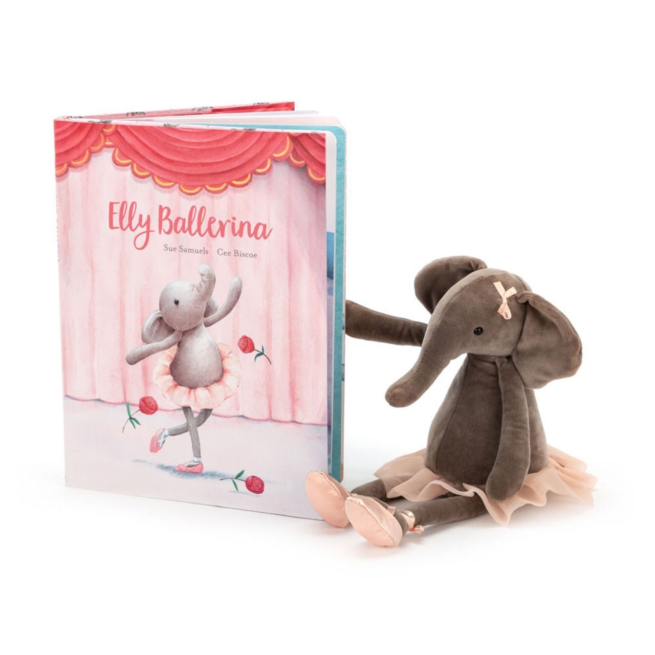 Elly Ballerina Book And Dancing Darcey Elephant - My Jellycat Collection