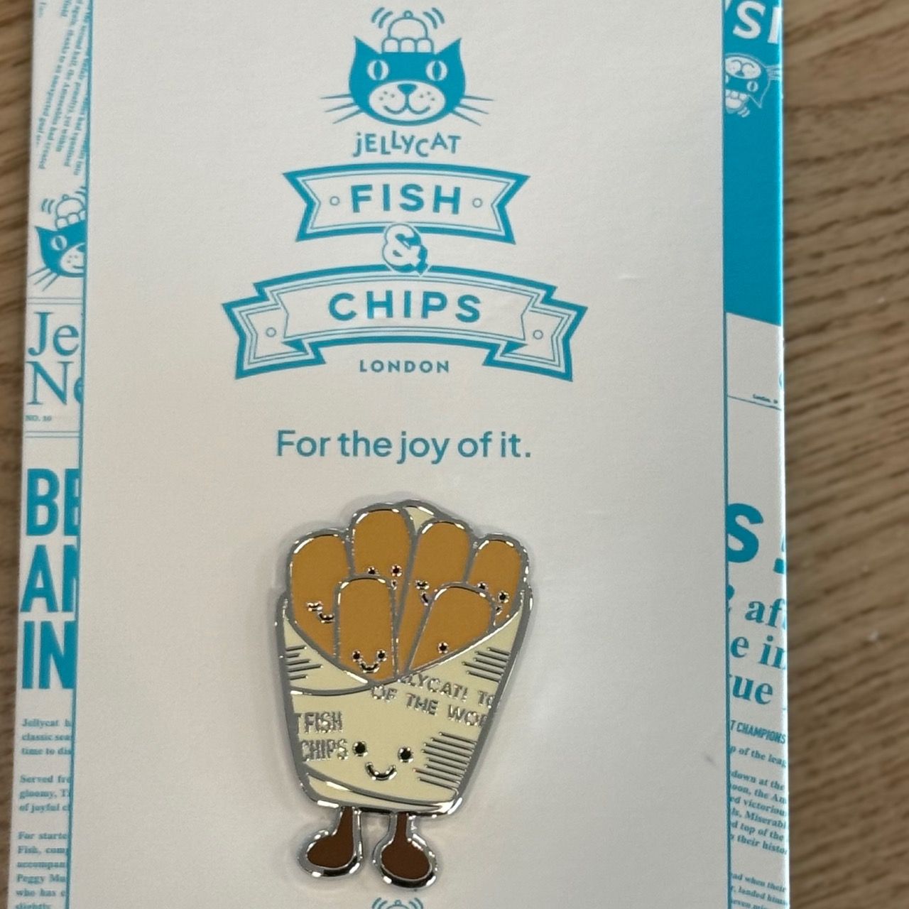 Charlie Chips Packet Pin - My Jellycat Collection