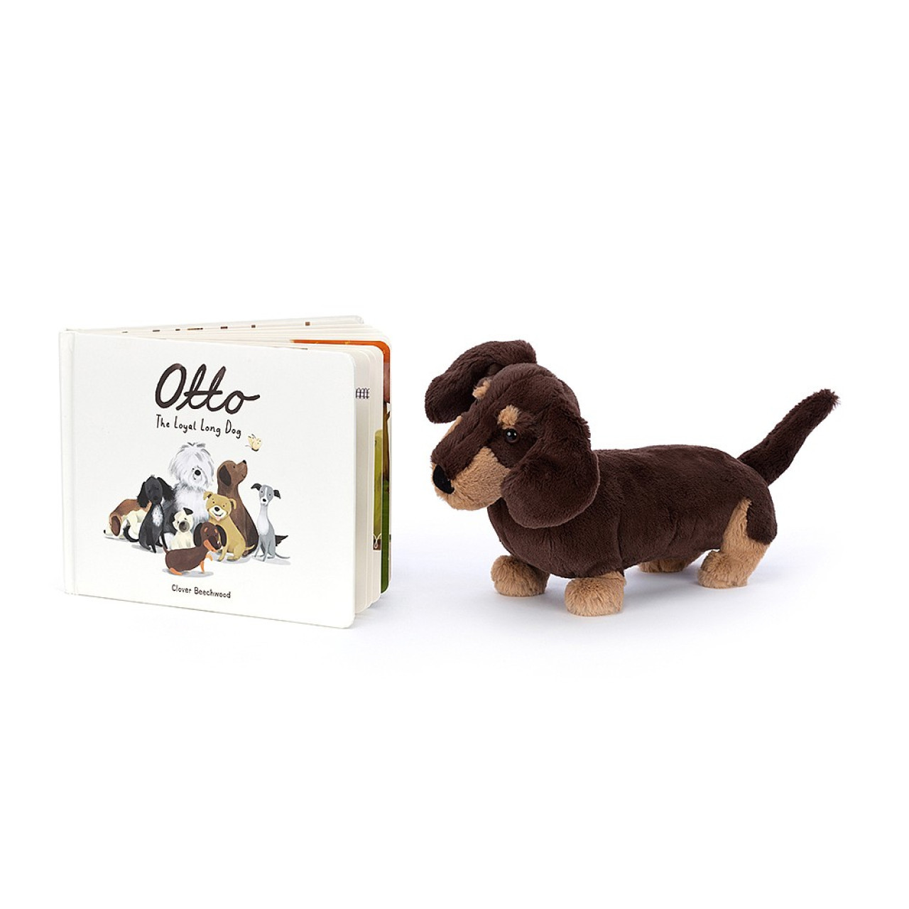 Otto The Loyal Long Dog Book And Otto Sausage Dog - My Jellycat Collection