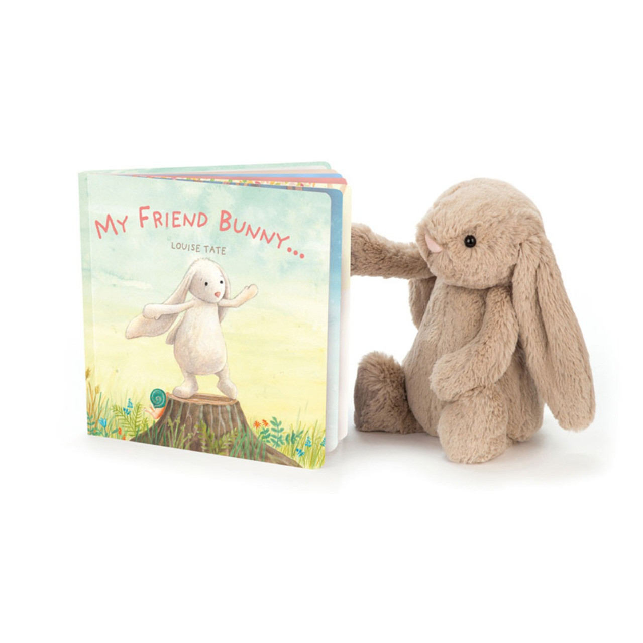 My Friend Bunny Book And Bashful Beige Bunny Medium - My Jellycat ...