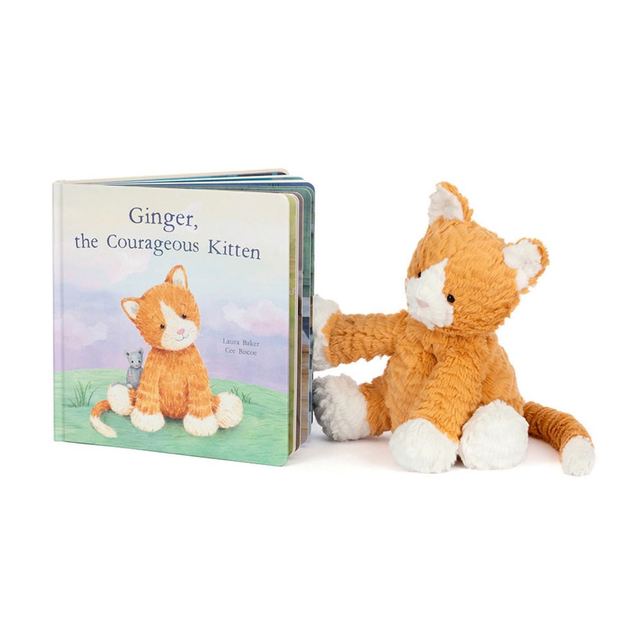 Ginger, The Courageous Kitten Book And Fuddlewuddle Ginger Cat - My ...